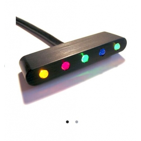 MOTOSIGN MINI INDICATOR LAMP PANEL BLACK - DK Motocykle